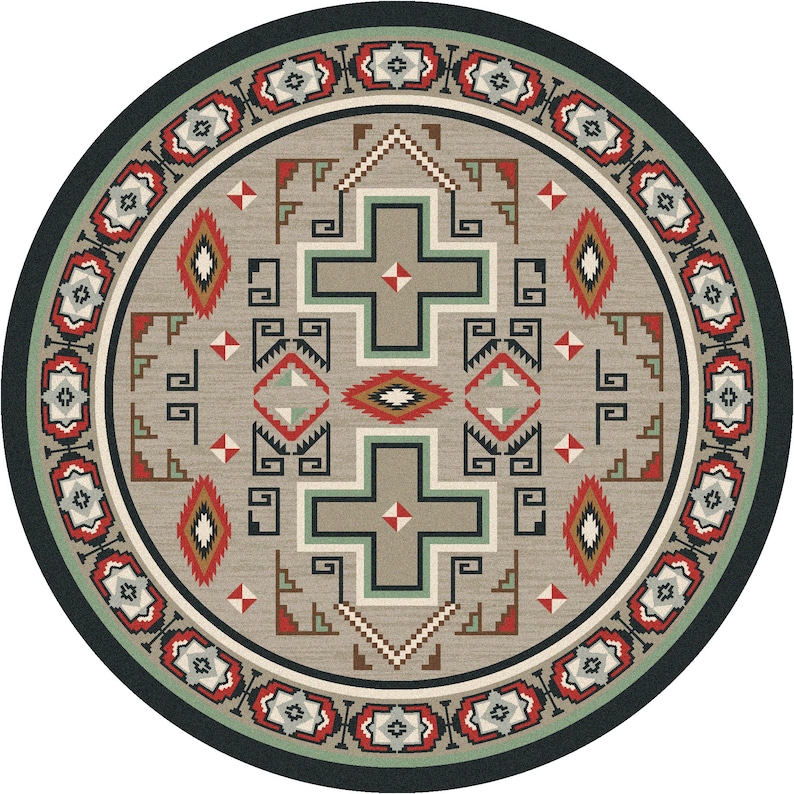 Aztec Rug Aztec Area Rug Aztec Decor Tribal Rug Tribal | Etsy