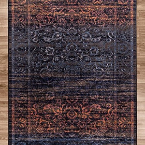 Faded Persian Style Rug Faded Persian Rug Persian Area Rug - Etsy