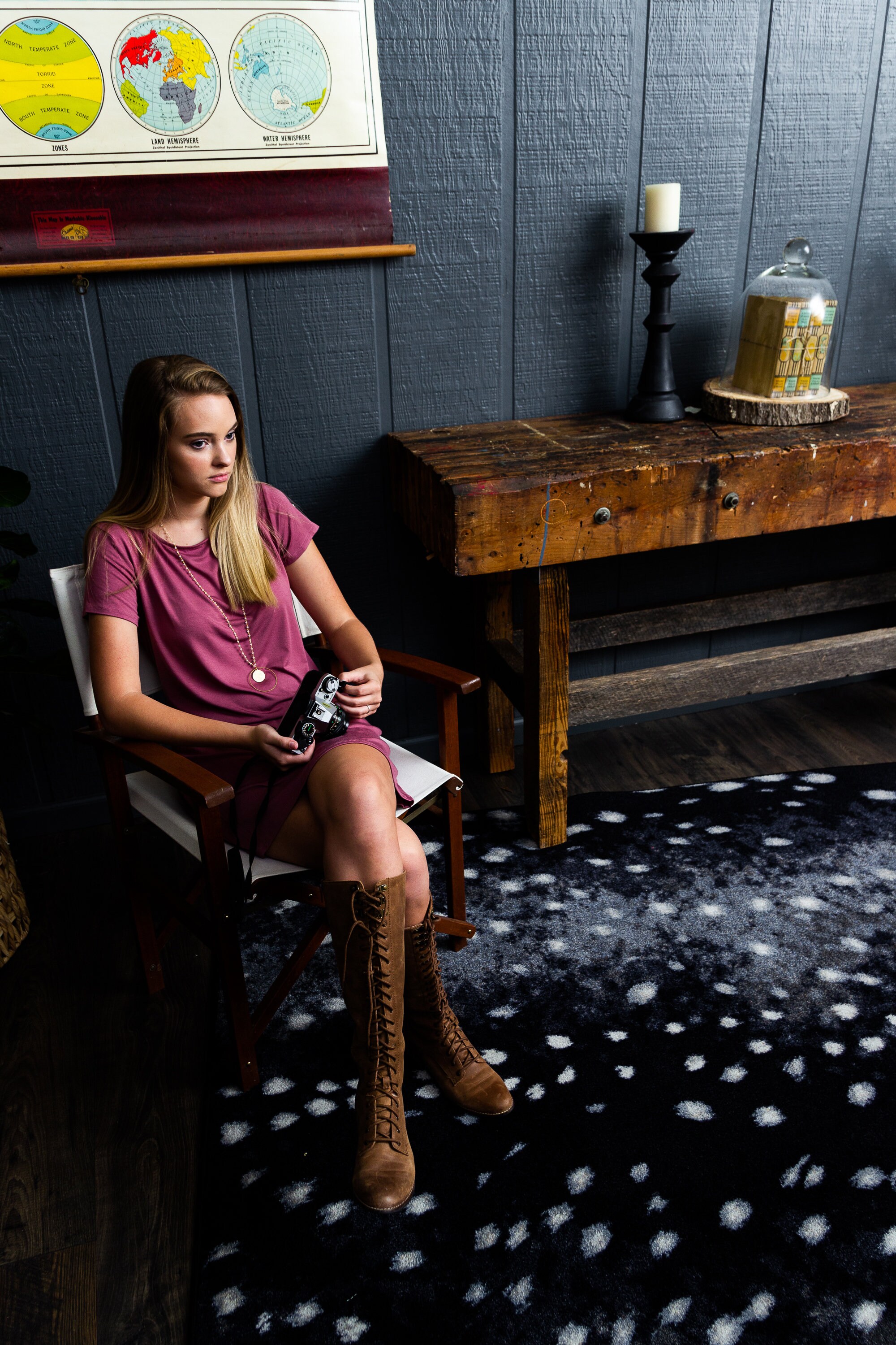 Blue Axis Deer Rug Axis Deer Rug Blue Deer Rug Blue Deer - Etsy