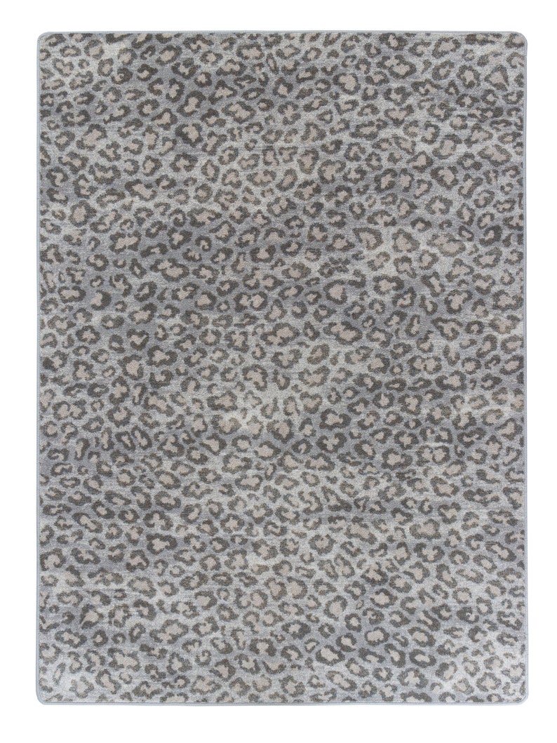 Snow Leopard Rug Leopard Rug Leopard Print Rug Leopard Area - Etsy