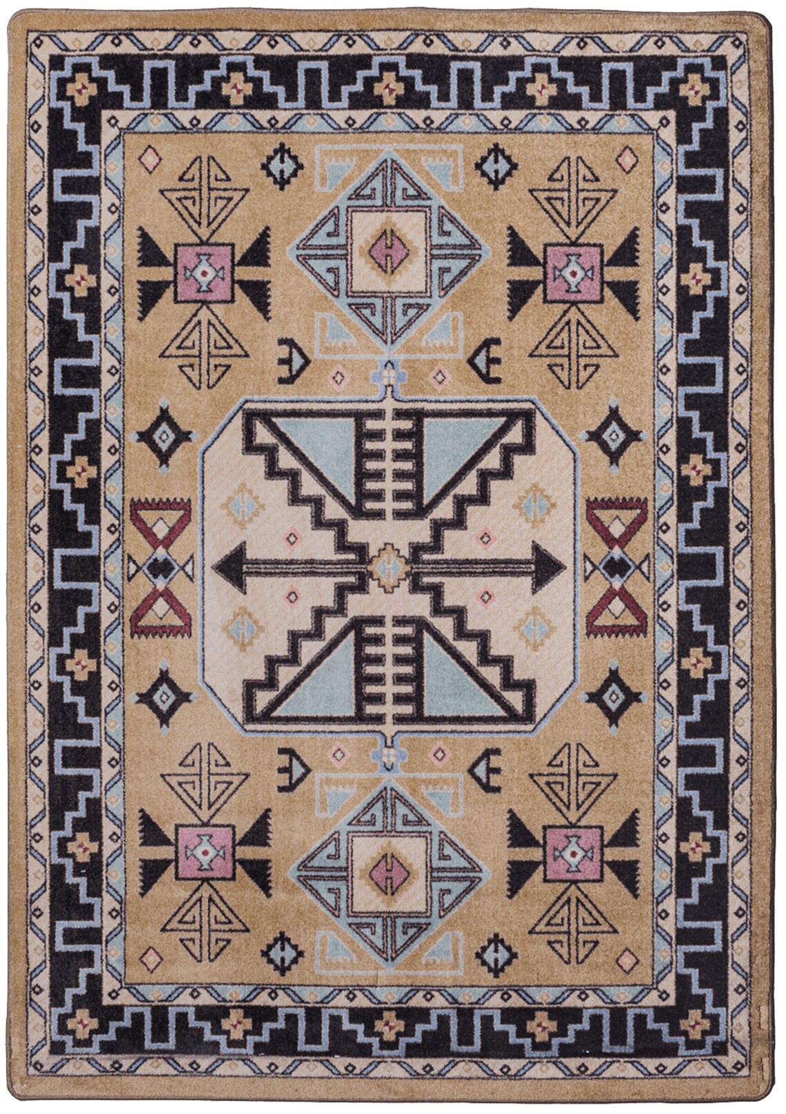 Tan Area Rug Tan Southwestern Rug Native American Style Rug - Etsy