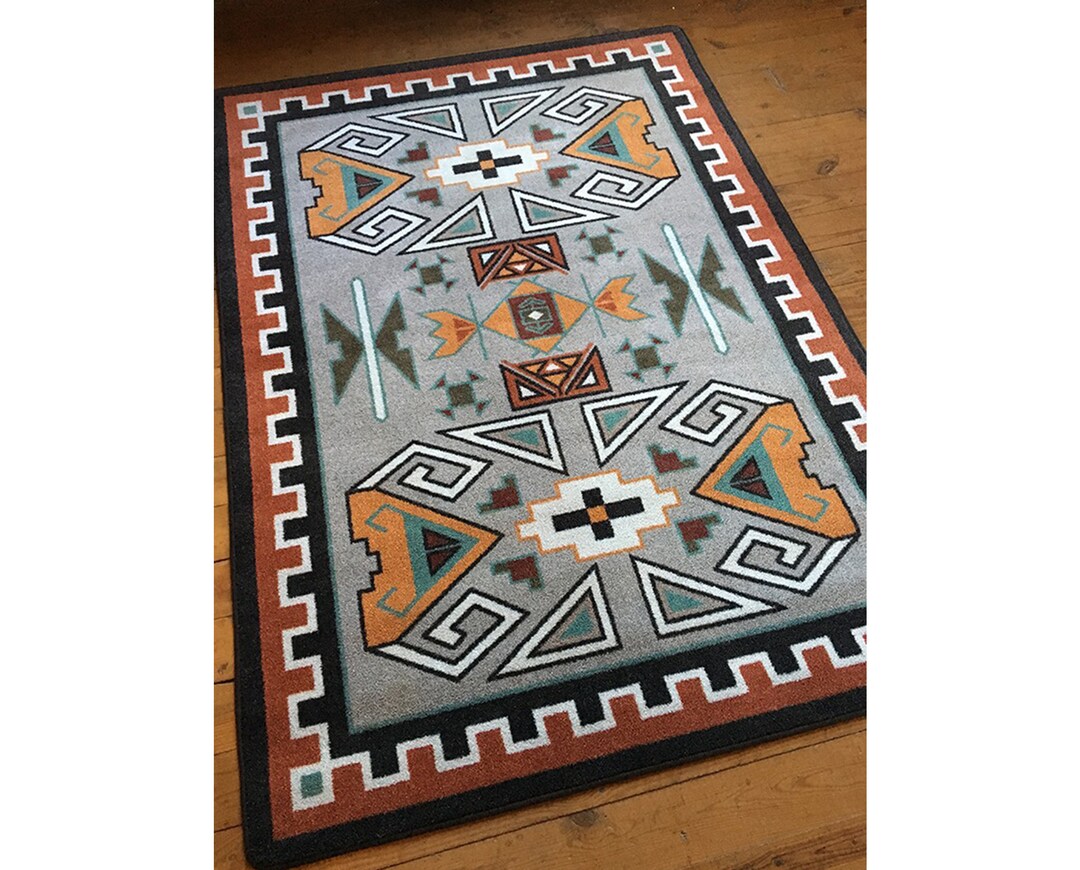 Navajo Style Area Rug Navajo Style Rug Native American Style Rug Native ...
