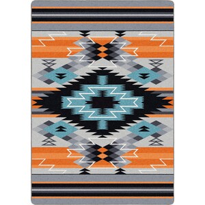 Aztec Rug, Aztec Area Rug, Native American Style Rug, Native American ...