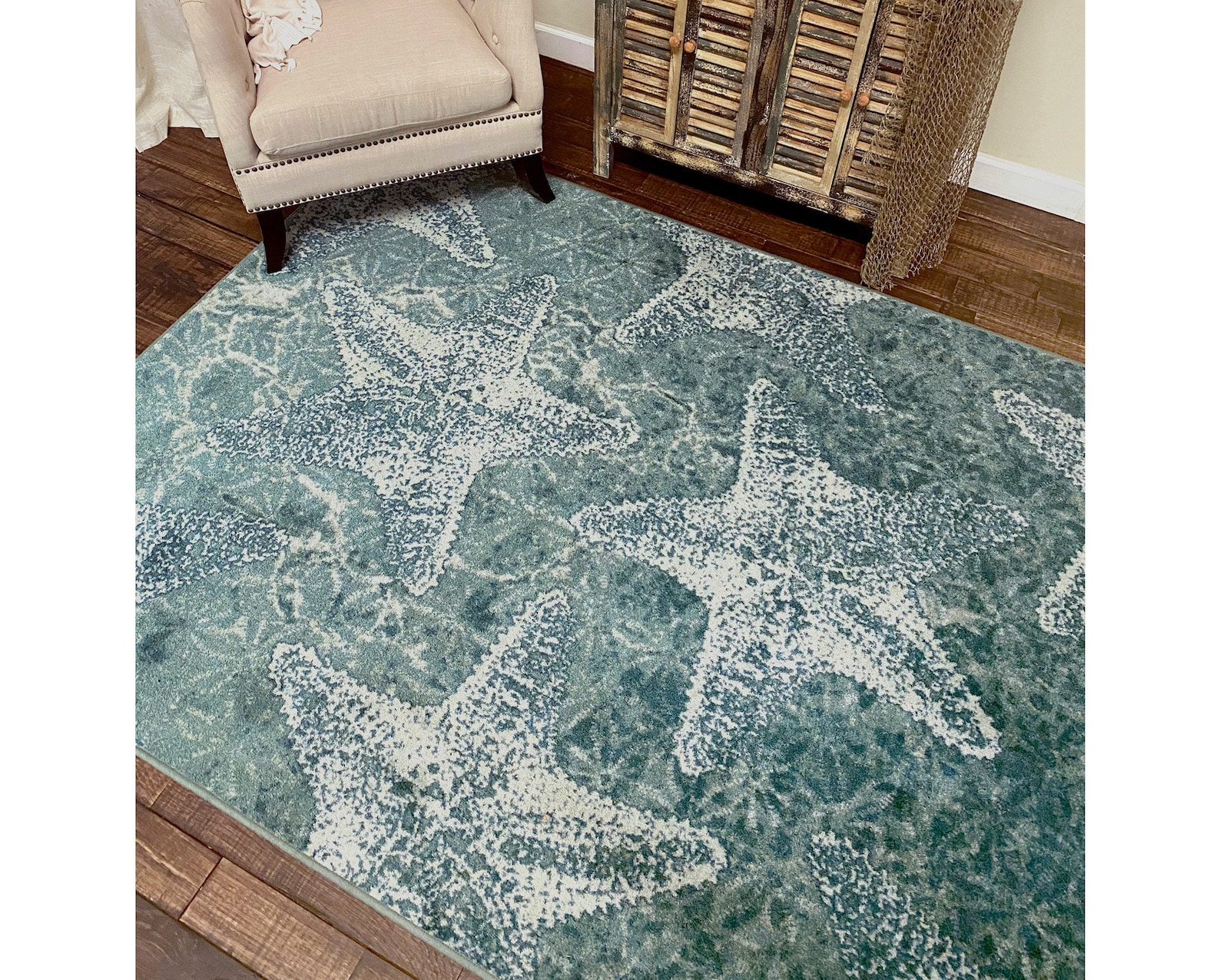 Starfish Rug Starfish Area Rug Star Fish Rug Starfish Rugs - Etsy