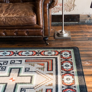 Aztec Rug Aztec Area Rug Aztec Decor Tribal Rug Tribal - Etsy