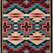 Turquoise Rug, Turquoise Area Rug, Southwestern Rug, Southwestern Area ...
