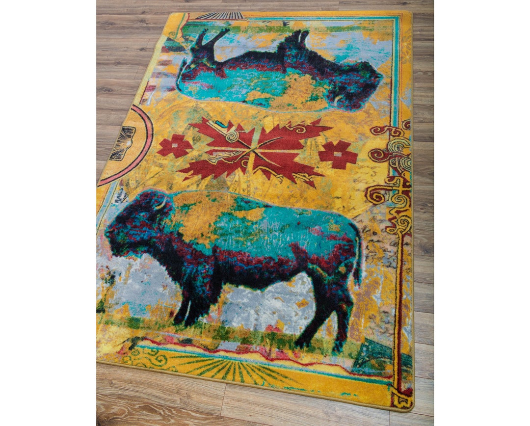 Buffalo Rug, Buffalos Rug, Buffalo Rugs, Buffalo Area Rug, Buffalo Hide ...