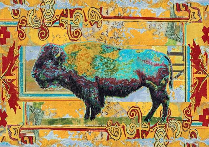 Buffalo Rug Buffalos Rug Buffalo Rugs Buffalo Area Rug - Etsy