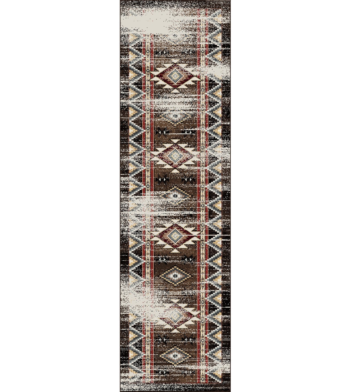 Brown Southwestern Rug Southwest Rug Native American Style - Etsy