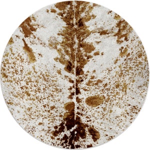 Cowhide Rug, Cow Hide Rug, Faux Cowhide Rug, 8x10 Cowhide Rug, Cowhide ...