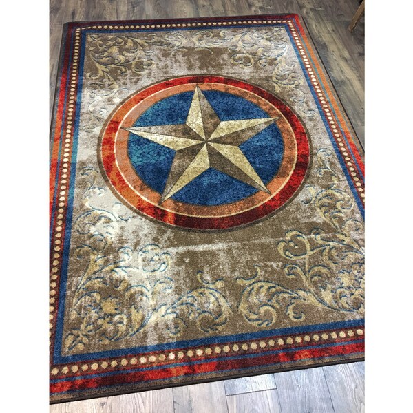Texas Star Rug - Etsy