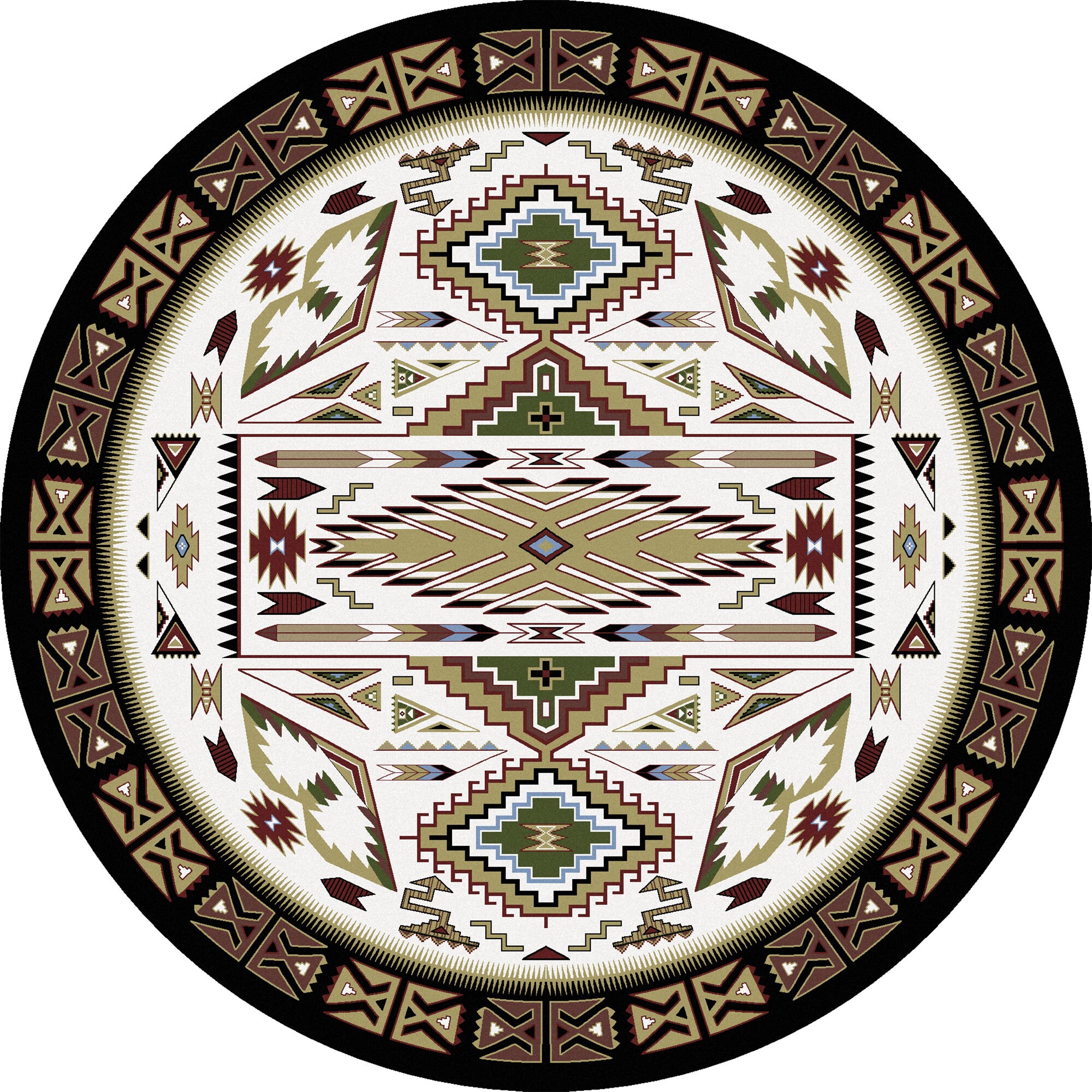 Aztec Rug Aztec Area Rug Native American Style Rug Native - Etsy