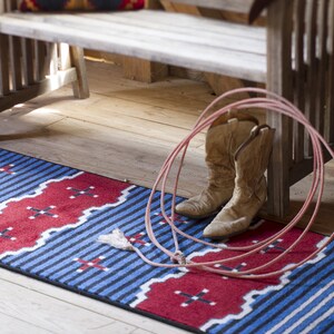 Rustic Rug Western Rug Rustic Area Rug Western Area Rug Rustic Style ...