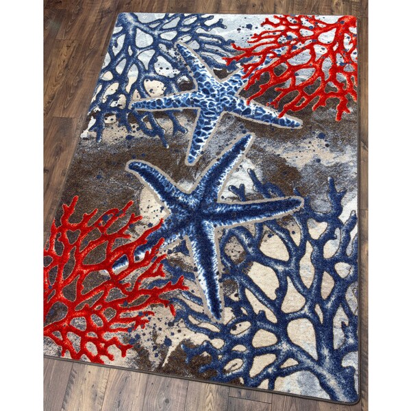 Coral Rug - Etsy