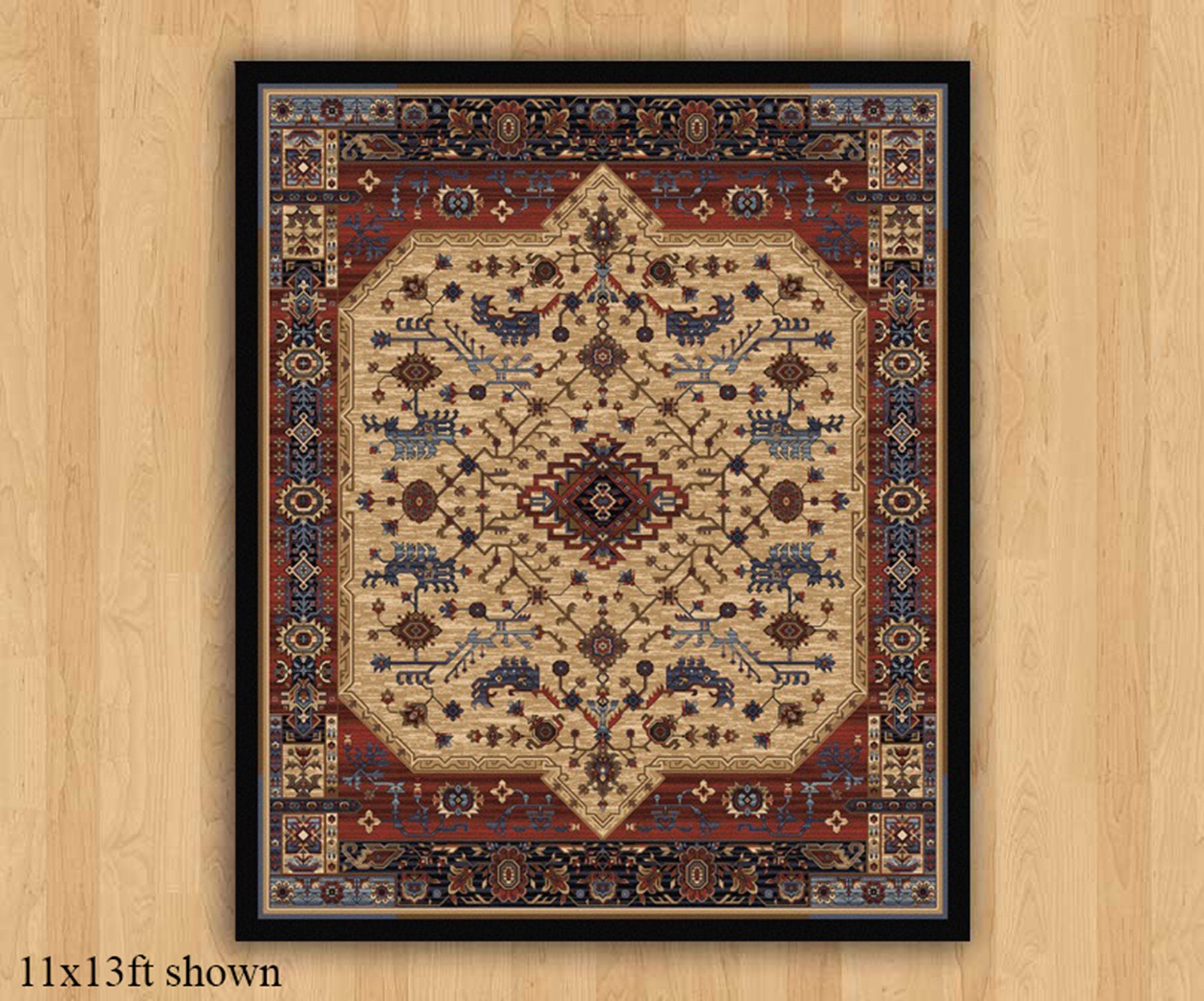 Rustic Rug Rustic Area Rug Rustic Decor Rustic Home Decor | Etsy