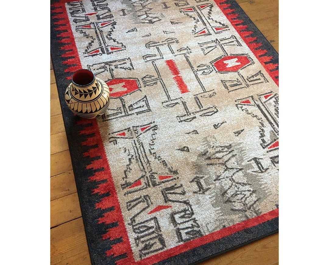 Native American Rug Native American Area Rug Native American Decor ...