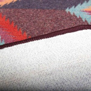 Bright Area Rug, Colorful Area Rug, Bright Striped Area Rug, Navy Blue ...