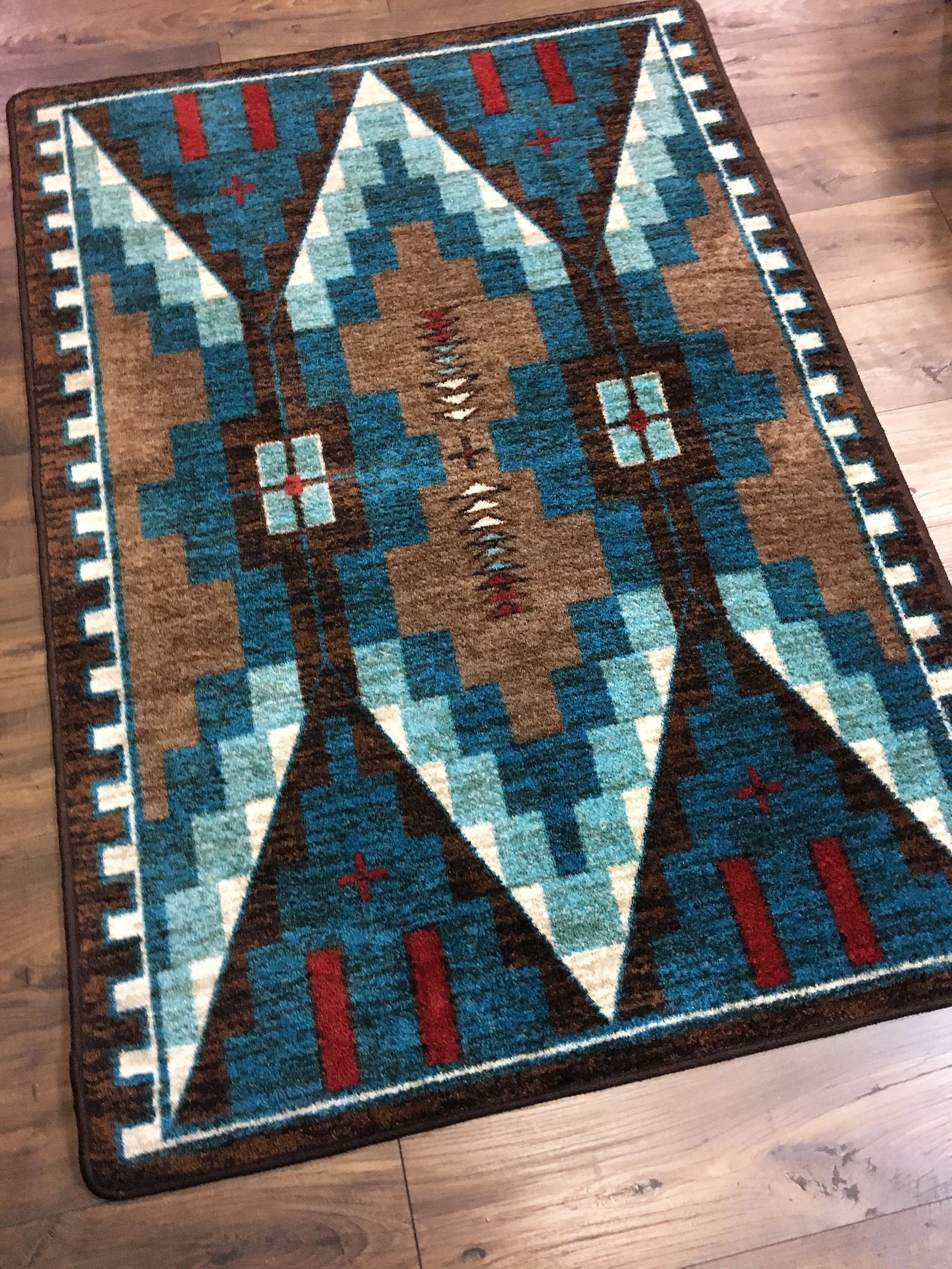 Aztec Rug Aztec Area Rug Native American Style Rug Native - Etsy
