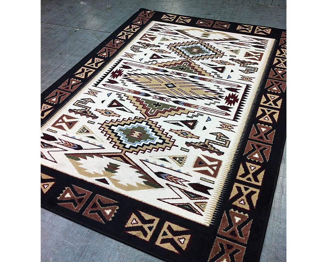 Aztec Rug, Aztec Area Rug, Native American Style Rug, Native American ...