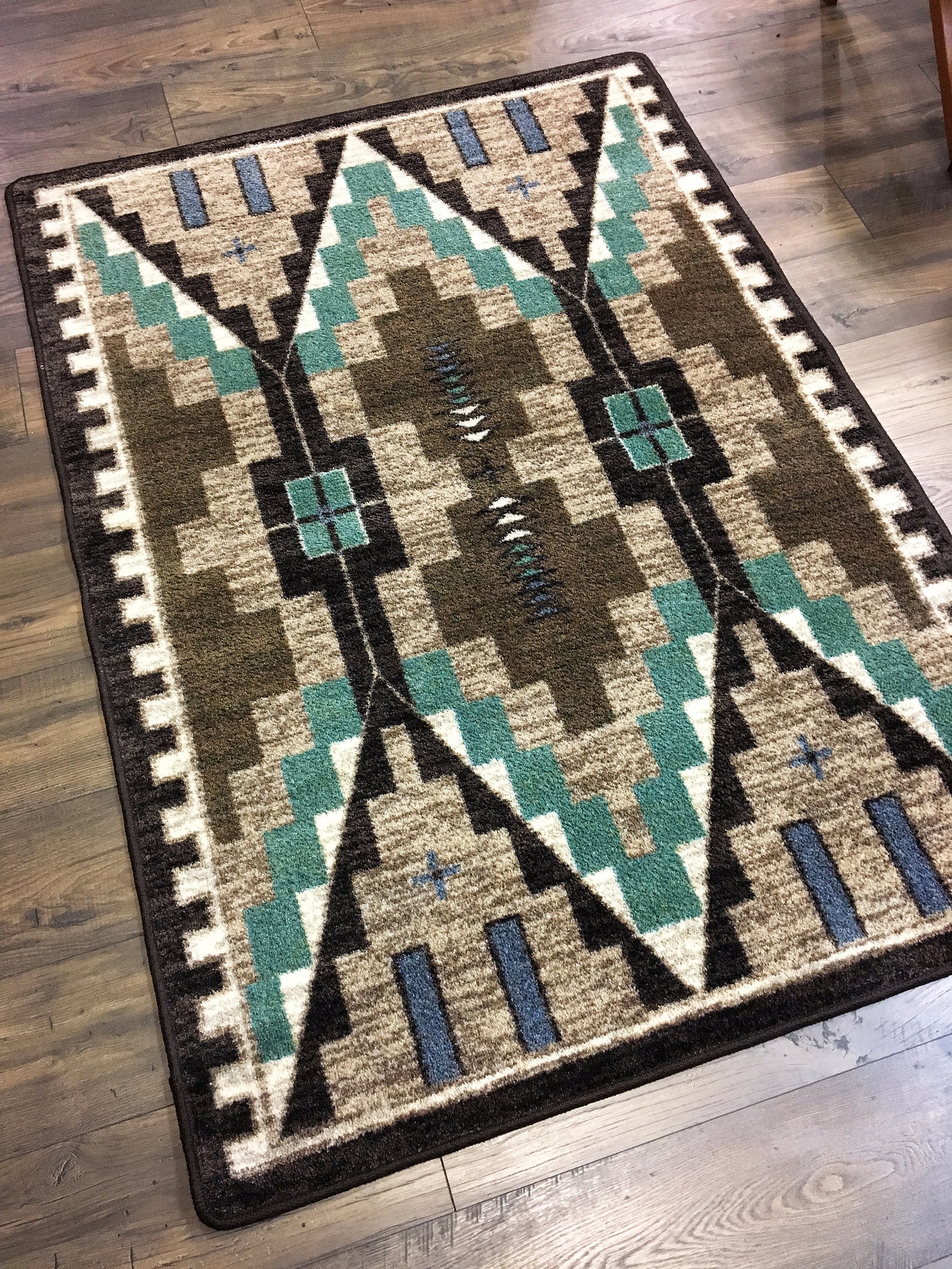 Aztec Rug Aztec Area Rug Native American Style Rug Native | Etsy