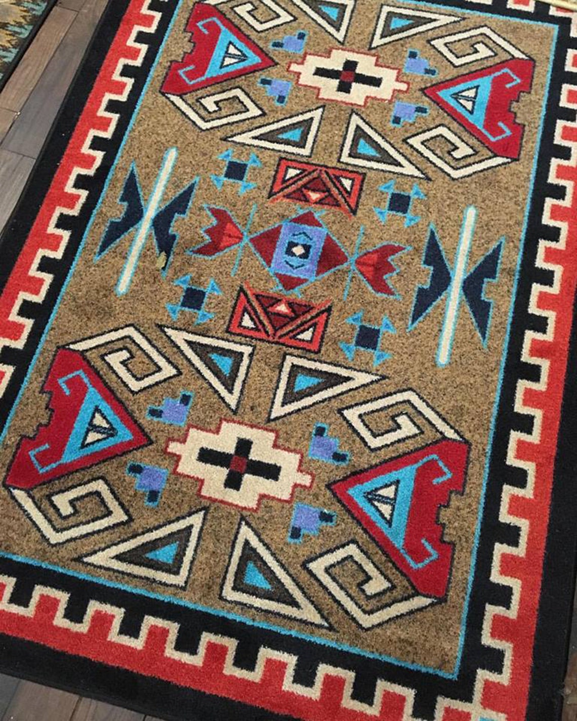 Navajo Style Rug Navajo Style Area Rug Native American | Etsy