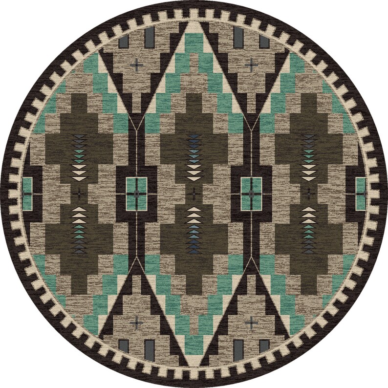 Aztec Rug Aztec Area Rug Native American Style Rug Native | Etsy