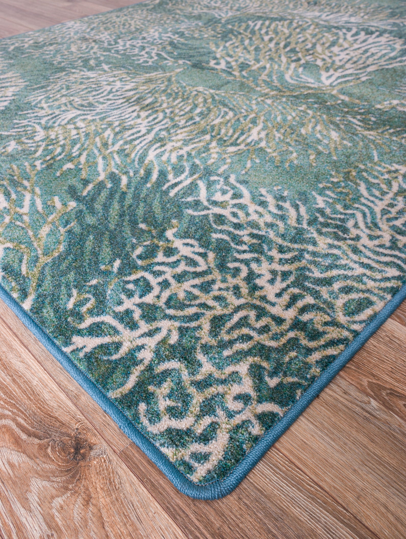 Coral Rug Green Coral Rug Teal Coral Rug Coastal Rug Beach | Etsy