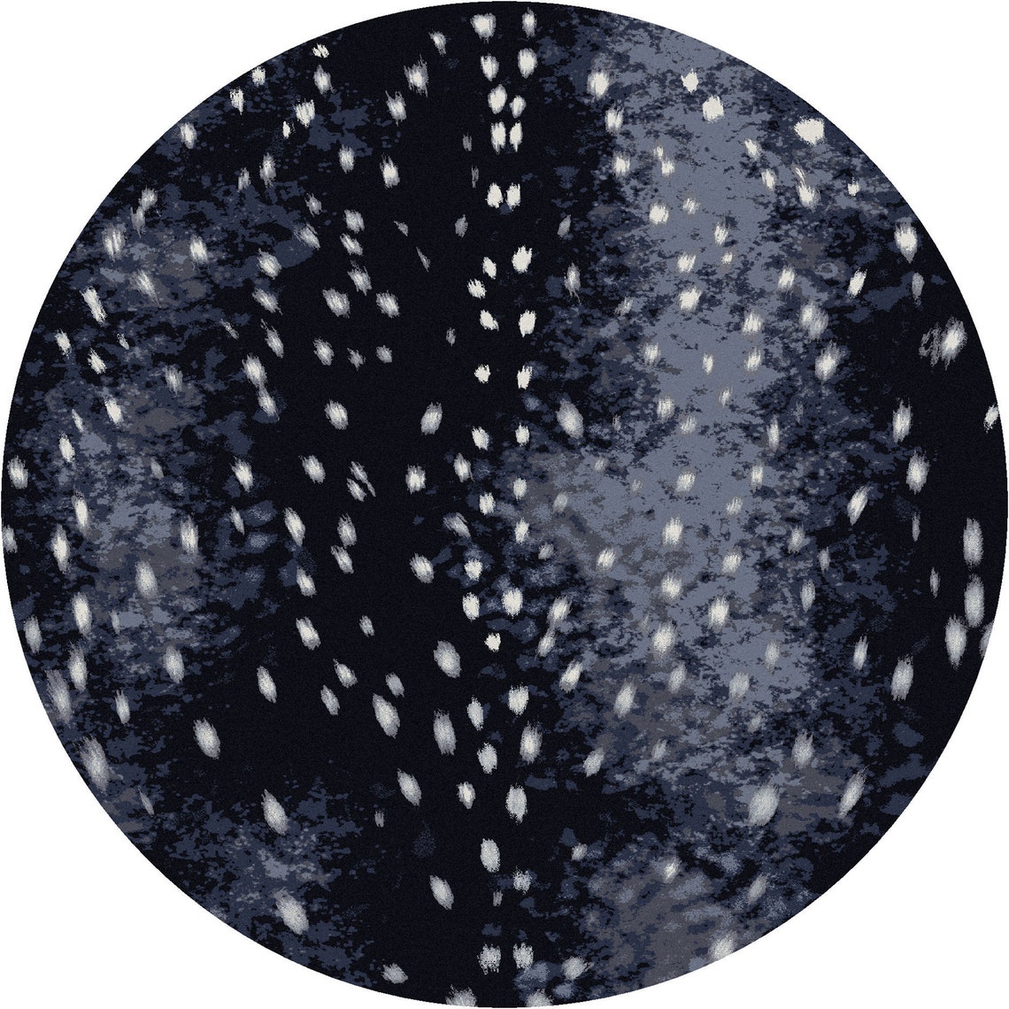 Blue Axis Deer Rug Axis Deer Rug Blue Deer Rug Blue Deer - Etsy