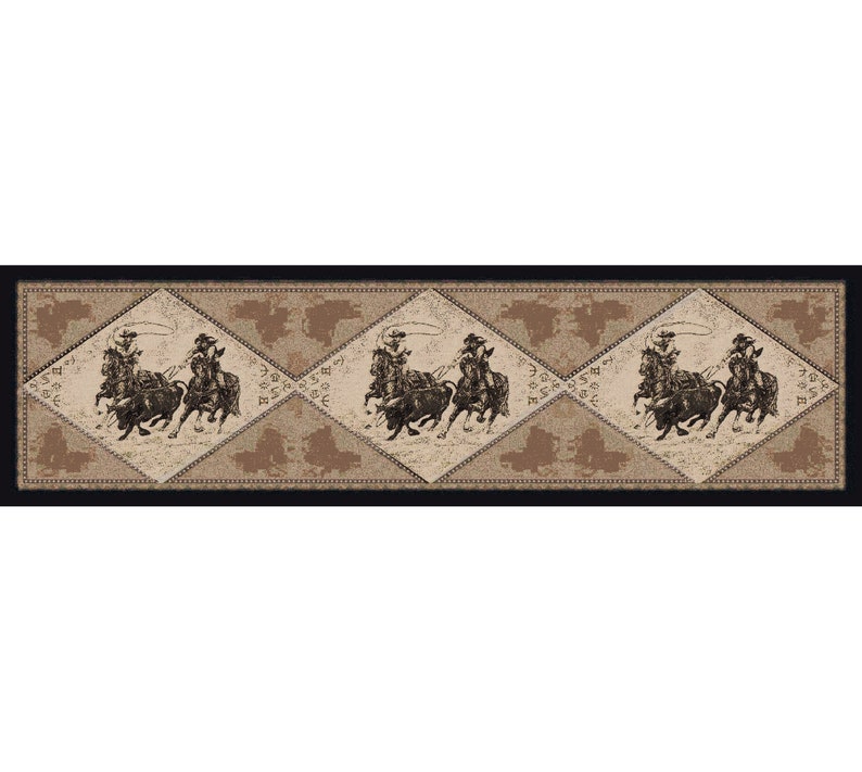 Cowboy Rug Cowboy Area Rug Western Rug Western Area Rug - Etsy