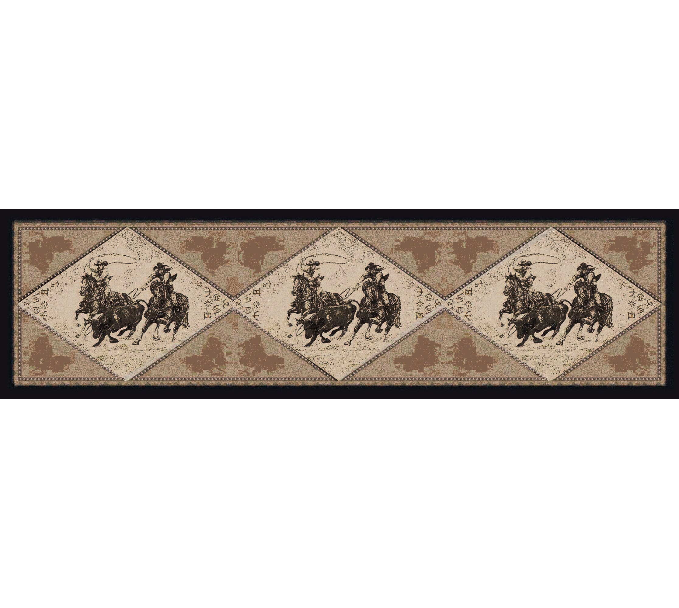 Cowboy Rug Cowboy Area Rug Western Rug Western Area Rug - Etsy