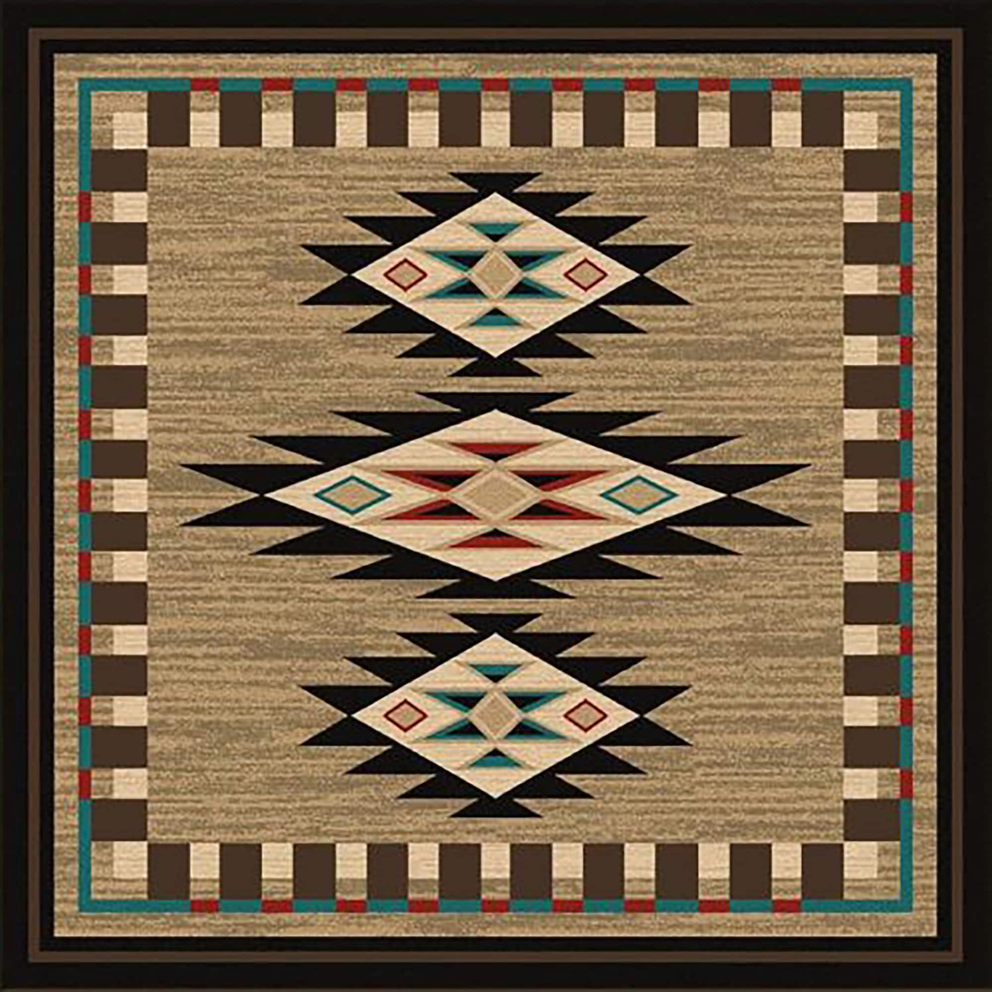 Brown Southwestern Rug Southwest Rug Aztec Rug 8x11 5x8 4x5 - Etsy