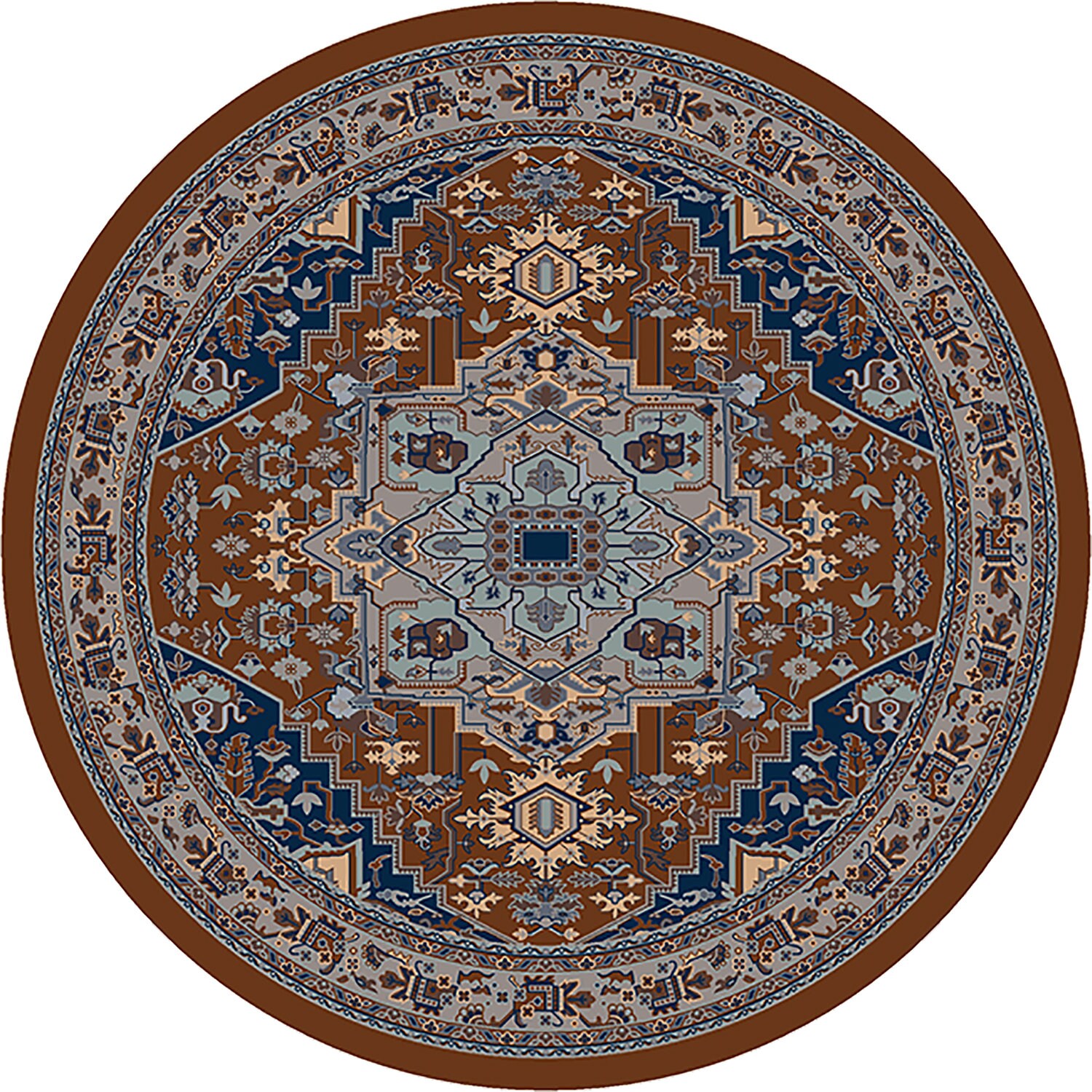 Blue Persian Style Rug Persian Style Area Rug Persian Rug | Etsy