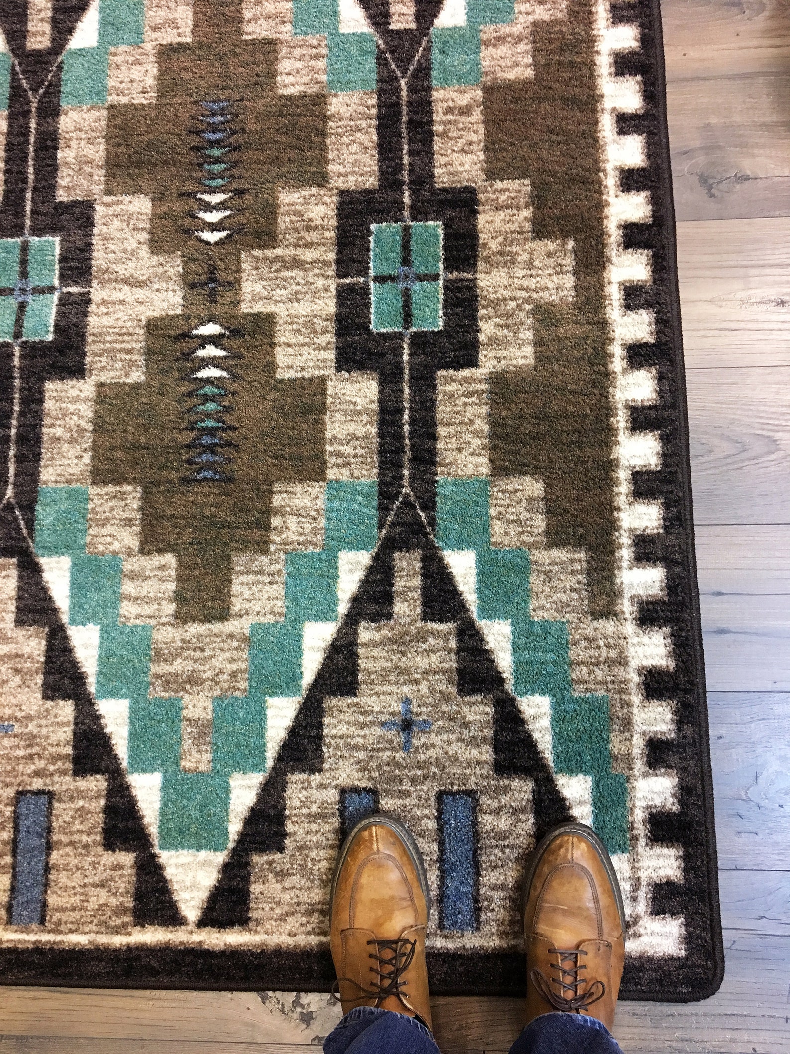 Aztec Rug Aztec Area Rug Native American Style Rug Native | Etsy