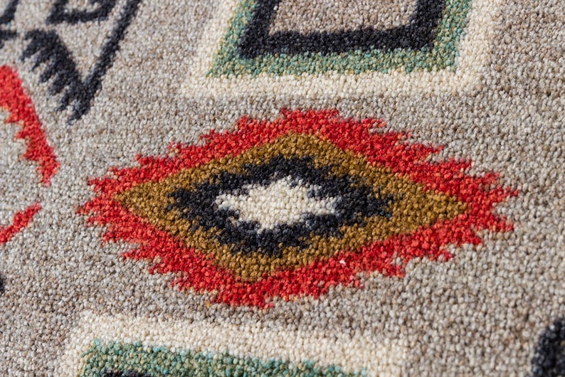 Aztec Rug Aztec Area Rug Aztec Decor Tribal Rug Tribal | Etsy