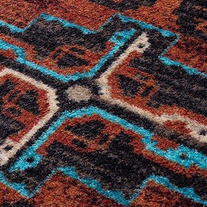 Red Southwestern Rug, Red Southwest Rug, Southwestern Rug, Southwest ...