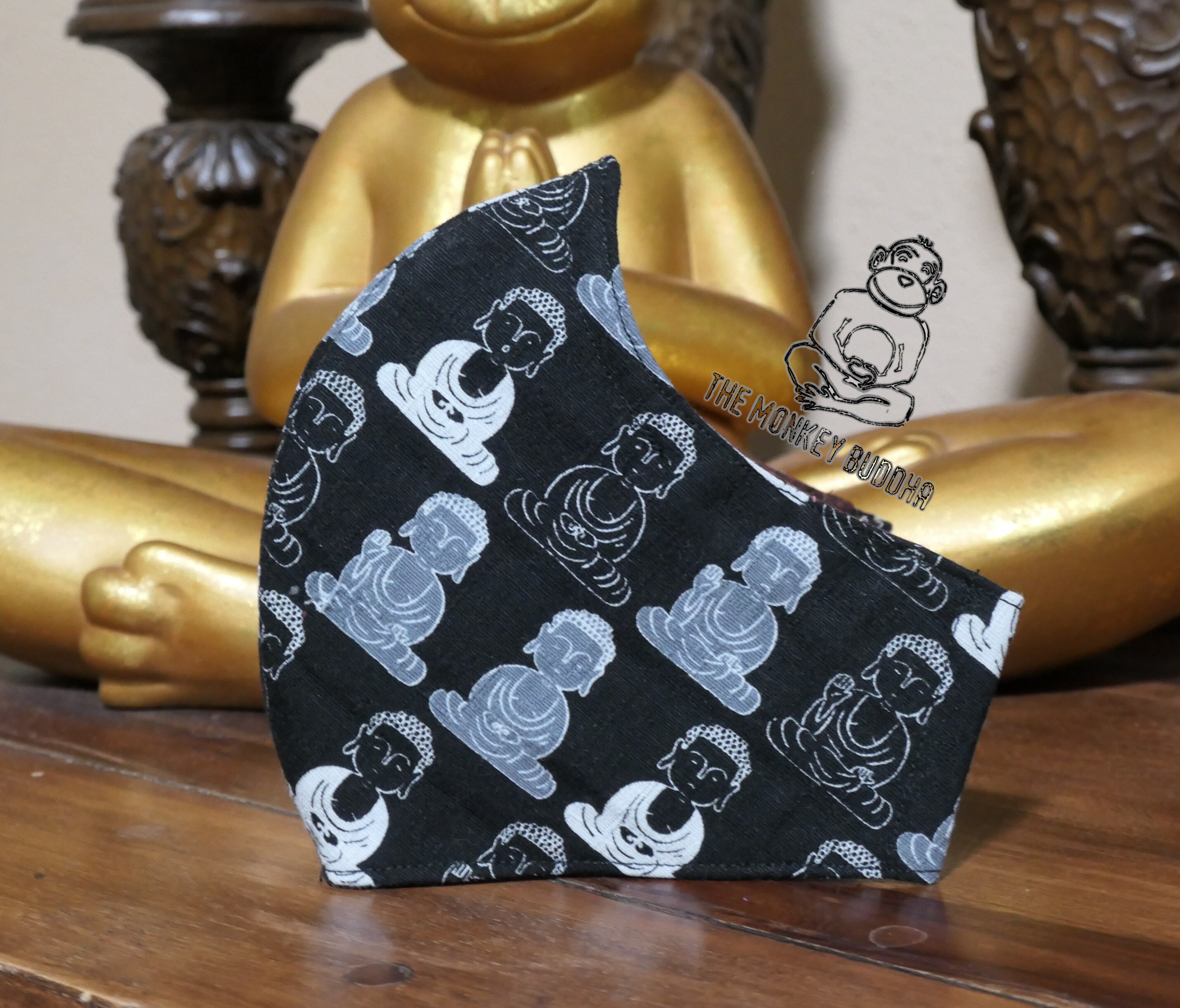 Buddha Mask Japanese Face Mask Japan Mask Cotton Face Mask - Etsy