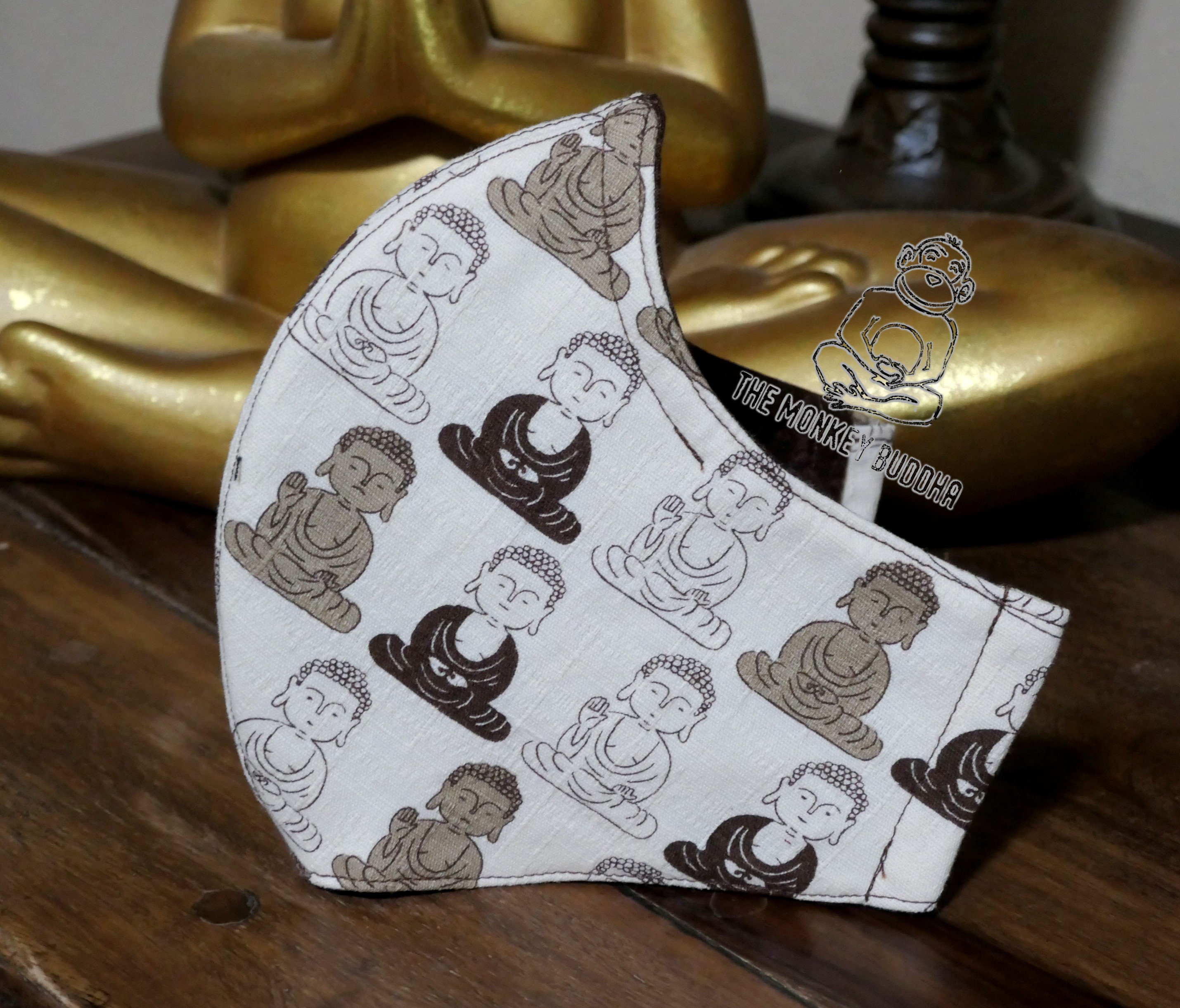 Buddha Mask Japanese Face Mask Japan Mask Cotton Face Mask - Etsy