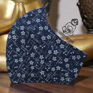 Japanese Face Mask, Japanese Mask, Cotton Face Mask, Filter Pocket ...