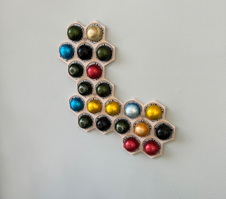 Honeycomb Nespresso Vertuo Pod Holder for Wall - Etsy
