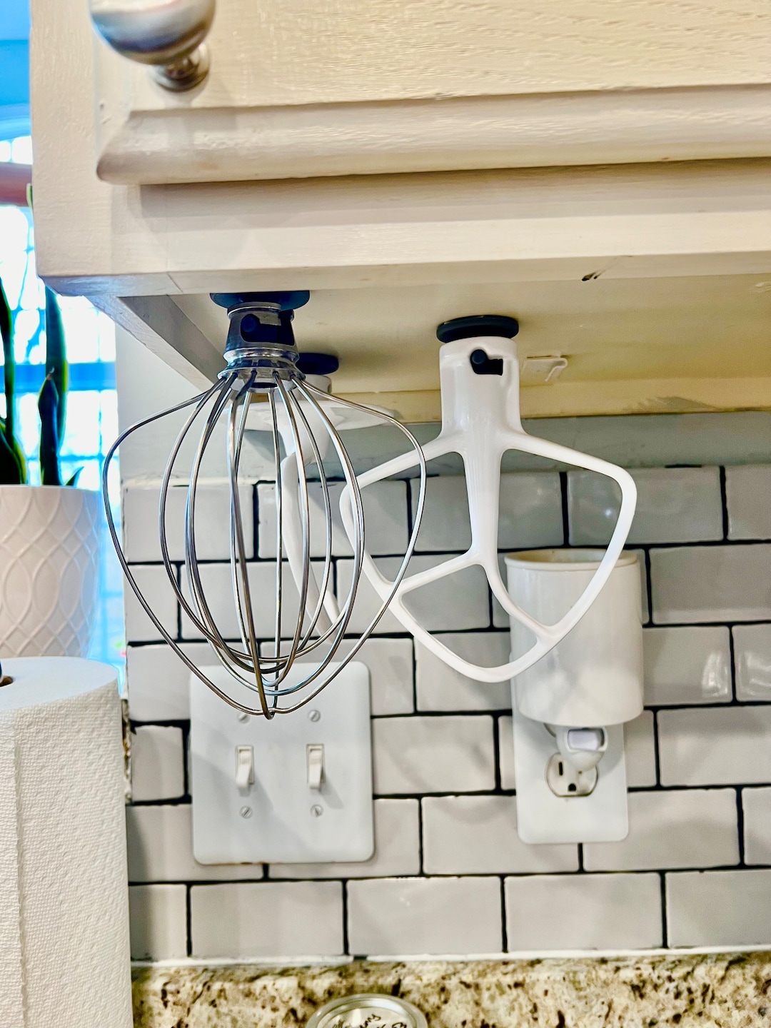 Kitchenaid Stand Mixer Accessories Organizer - Under-cabinet Storage ...