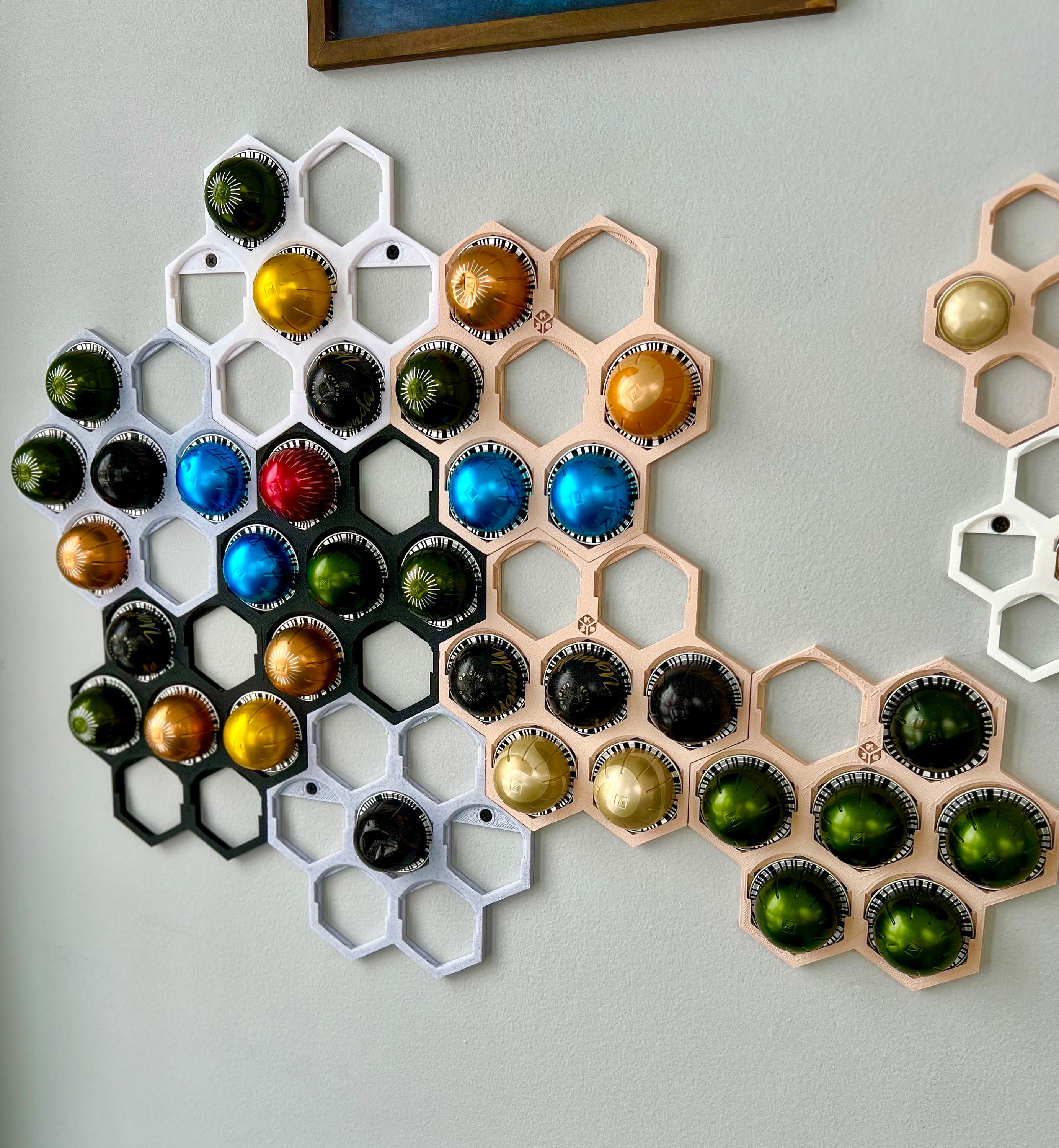Honeycomb Nespresso Vertuo Pod Holder for Wall - Etsy