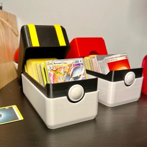 Pokeball Card Chest: 3d-printed Pokémon Card Holder - Etsy