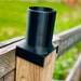 Fence Post Tiki Torch Holder - Durable ABS Plastic for 3.5 Inch 4x4 ...