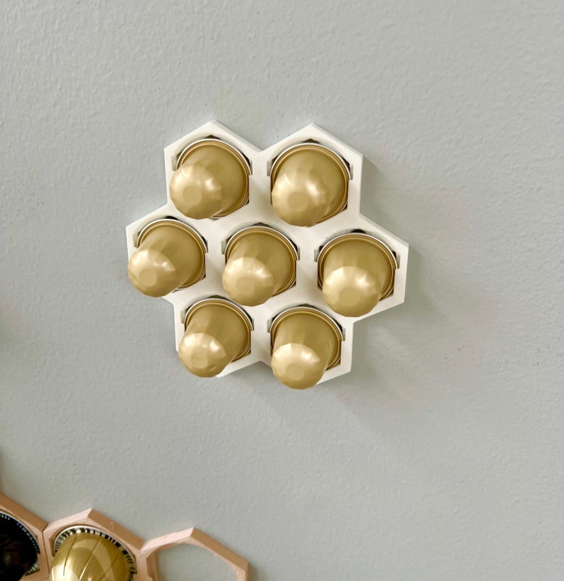 Honeycomb Nespresso Original Pod Holder for Wall - Stylish Storage for ...