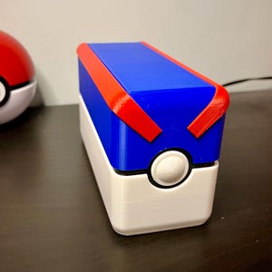 Pokeball Card Chest: 3d-printed Pokémon Card Holder - Etsy