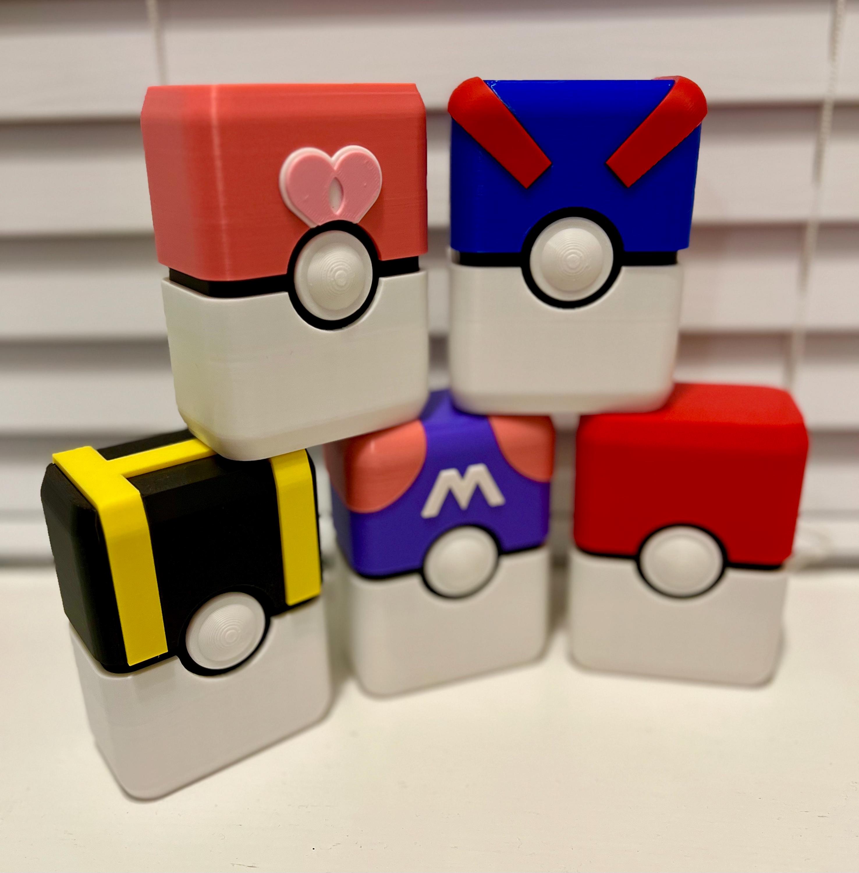 Pokeball Card Chest: 3d-printed Pokémon Card Holder - Etsy