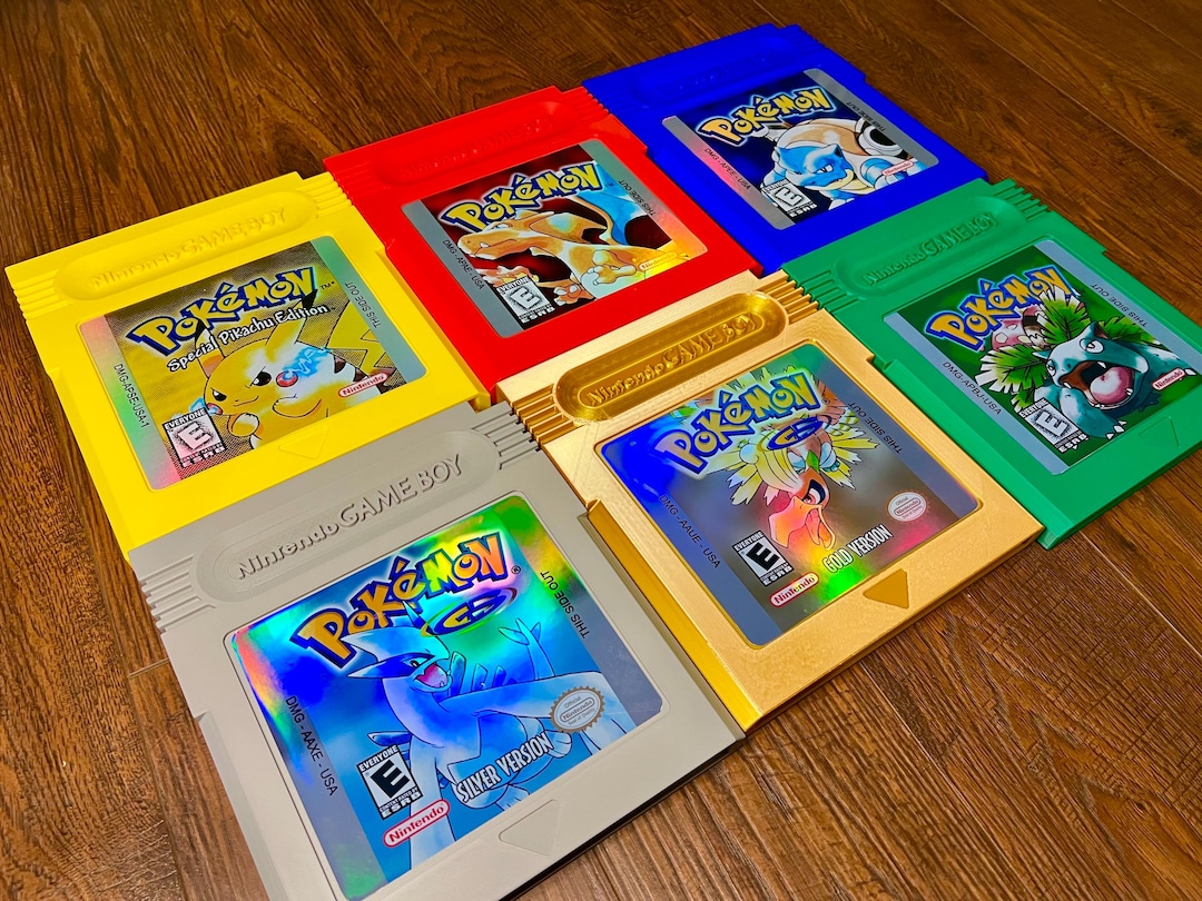 Retro Inspired Pokémon Gameboy Cartridge Ornament Gameboy & Gameboy ...