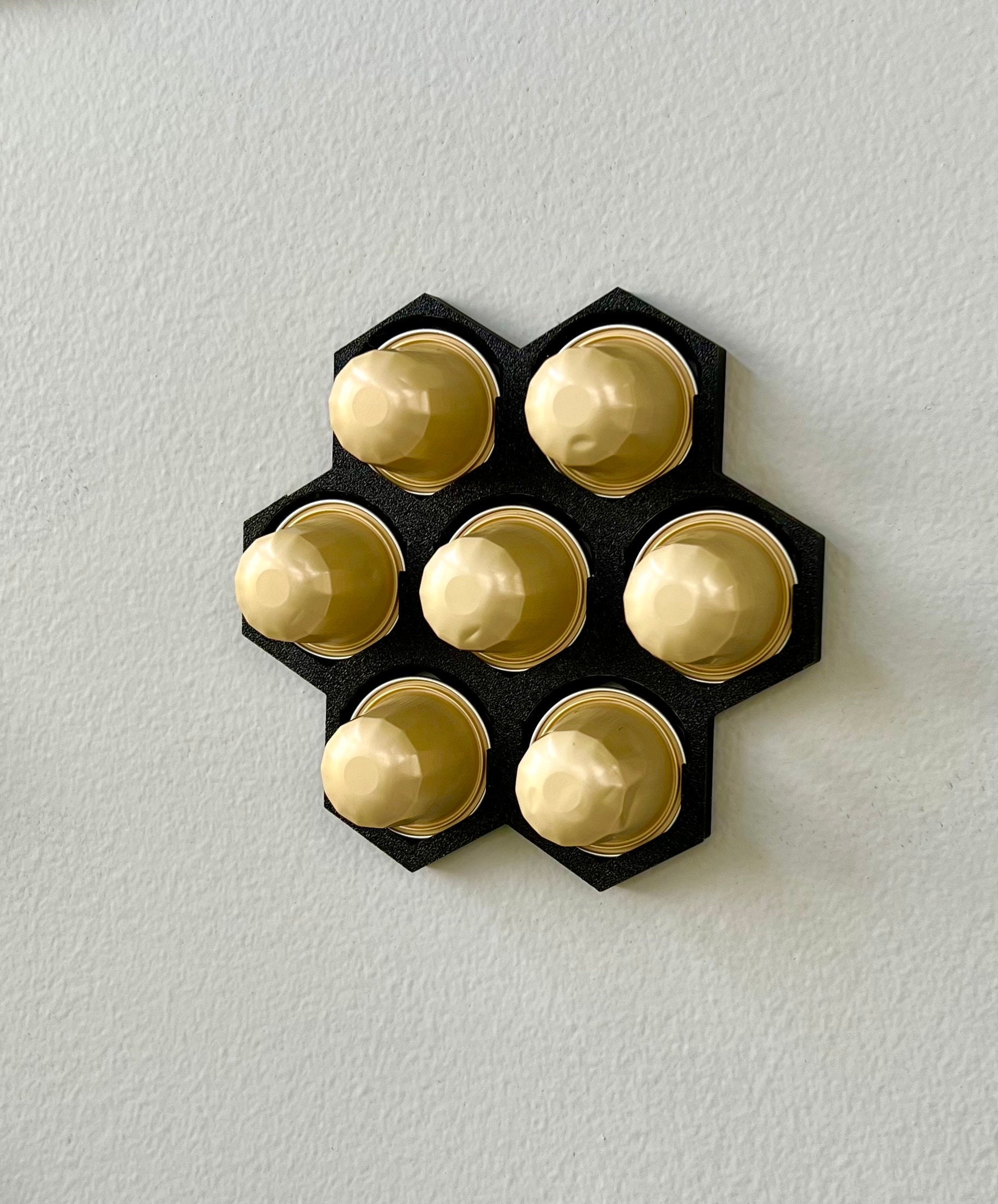Honeycomb Nespresso Original Pod Holder for Wall Stylish Storage for ...
