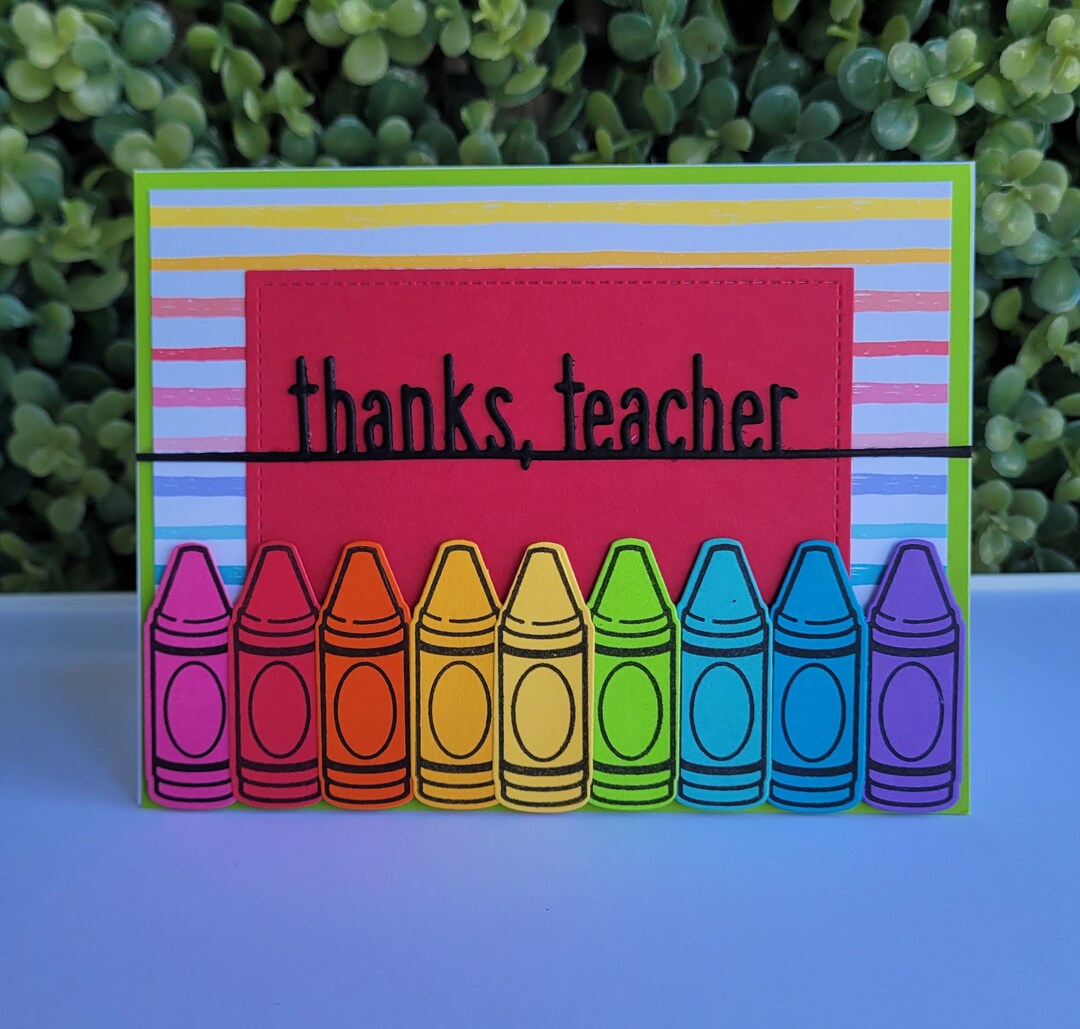 4.25 X 5.5 Card, Teacher Appreciation Card, Thank You Card for Teacher ...