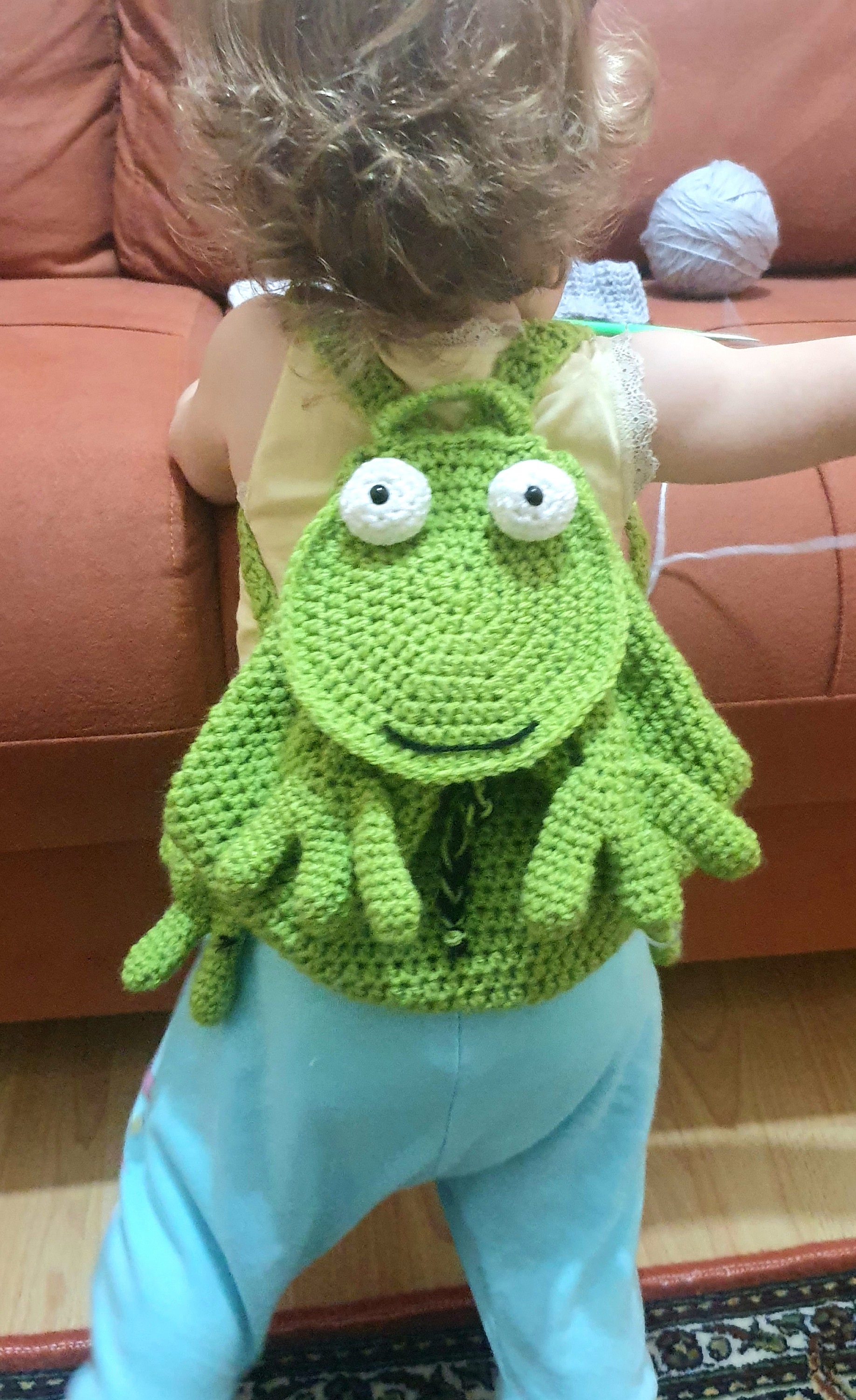 Crochet Back Pack Pattern for Kids. Frog Bag Pack, ENG - Etsy UK
